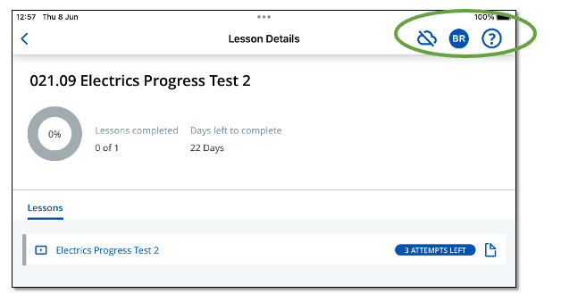 How to access e-learning content in offline mode with Crew Training – CAE